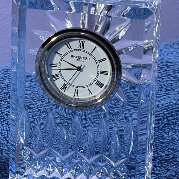 Waterford Crystal | Other | Waterford Crystal Time Pieces Shelf Clock Lismore Po678 | Poshmark